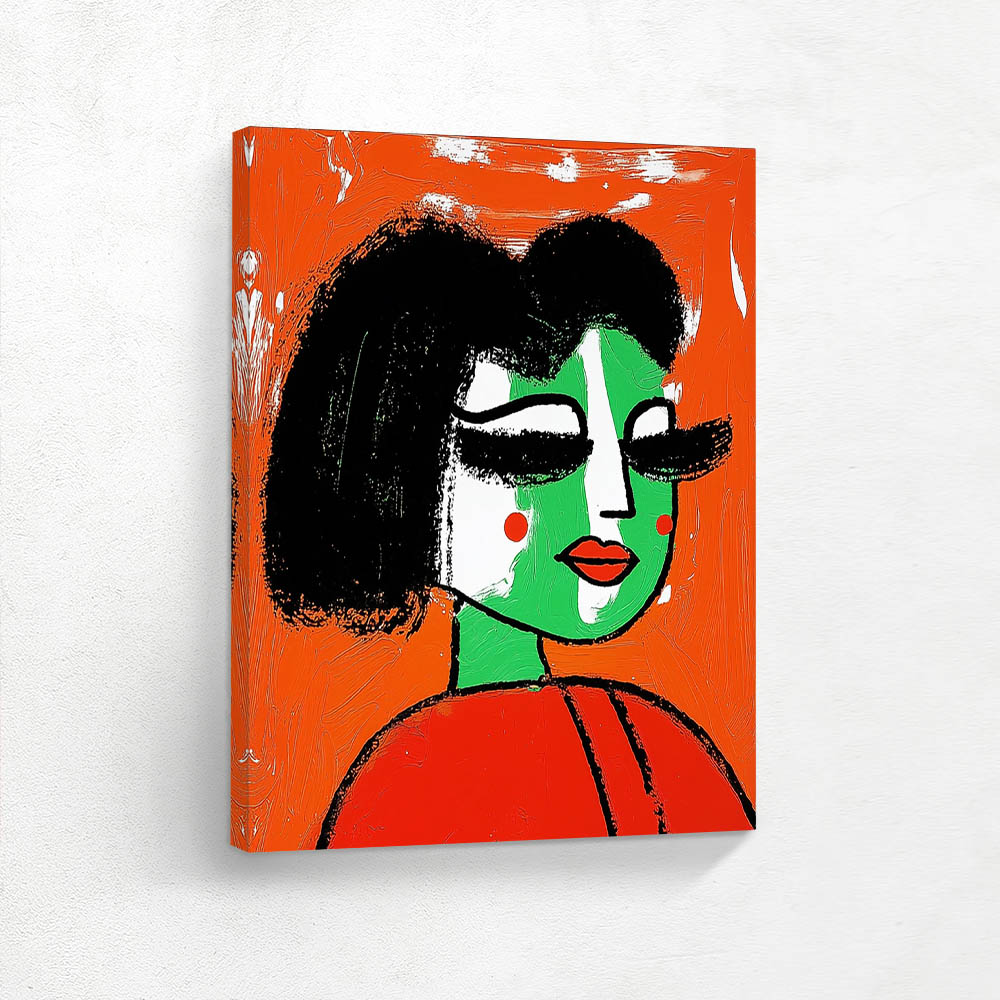 Scarlet Reverie The Green Countenance – Great Canvas Arts