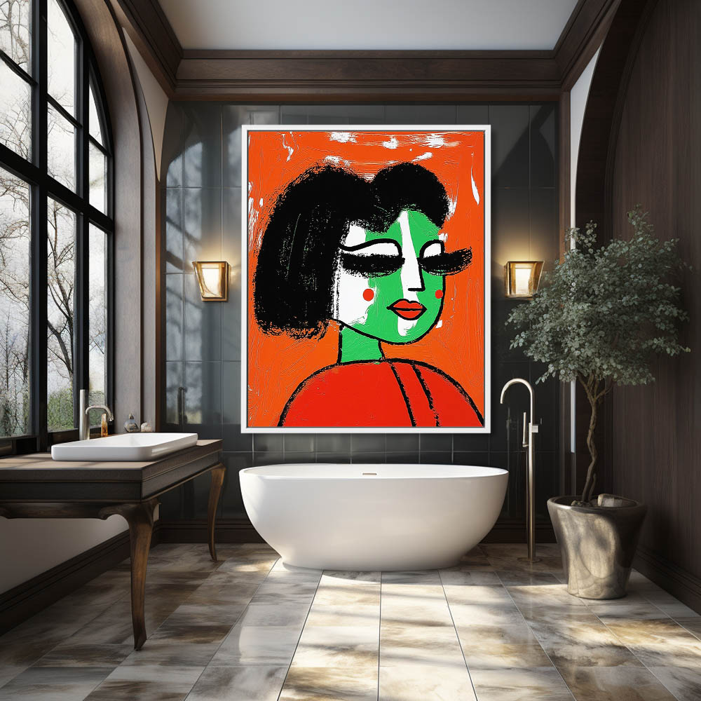 Scarlet Reverie The Green Countenance – Great Canvas Arts