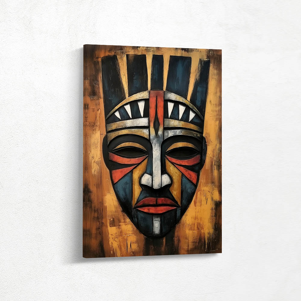 Mystique of the Tribal Face Mask – Great Canvas Arts