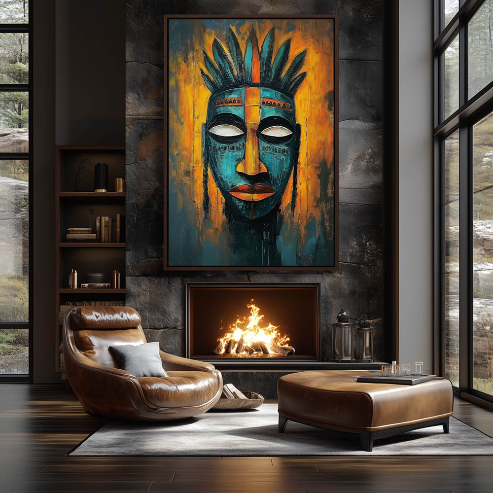 Mystic Echoes of the Ancestors Mask – Great Canvas Arts