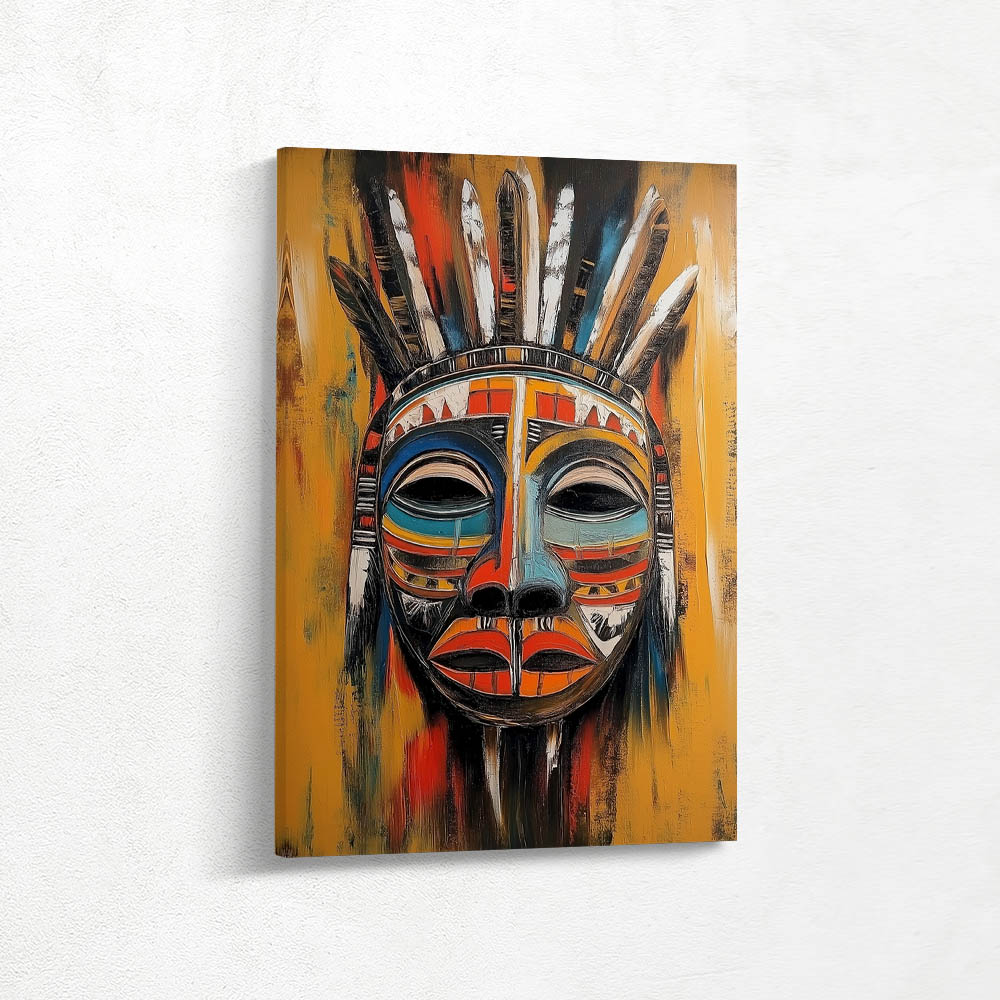 Ceremonial Visage Mask – Great Canvas Arts
