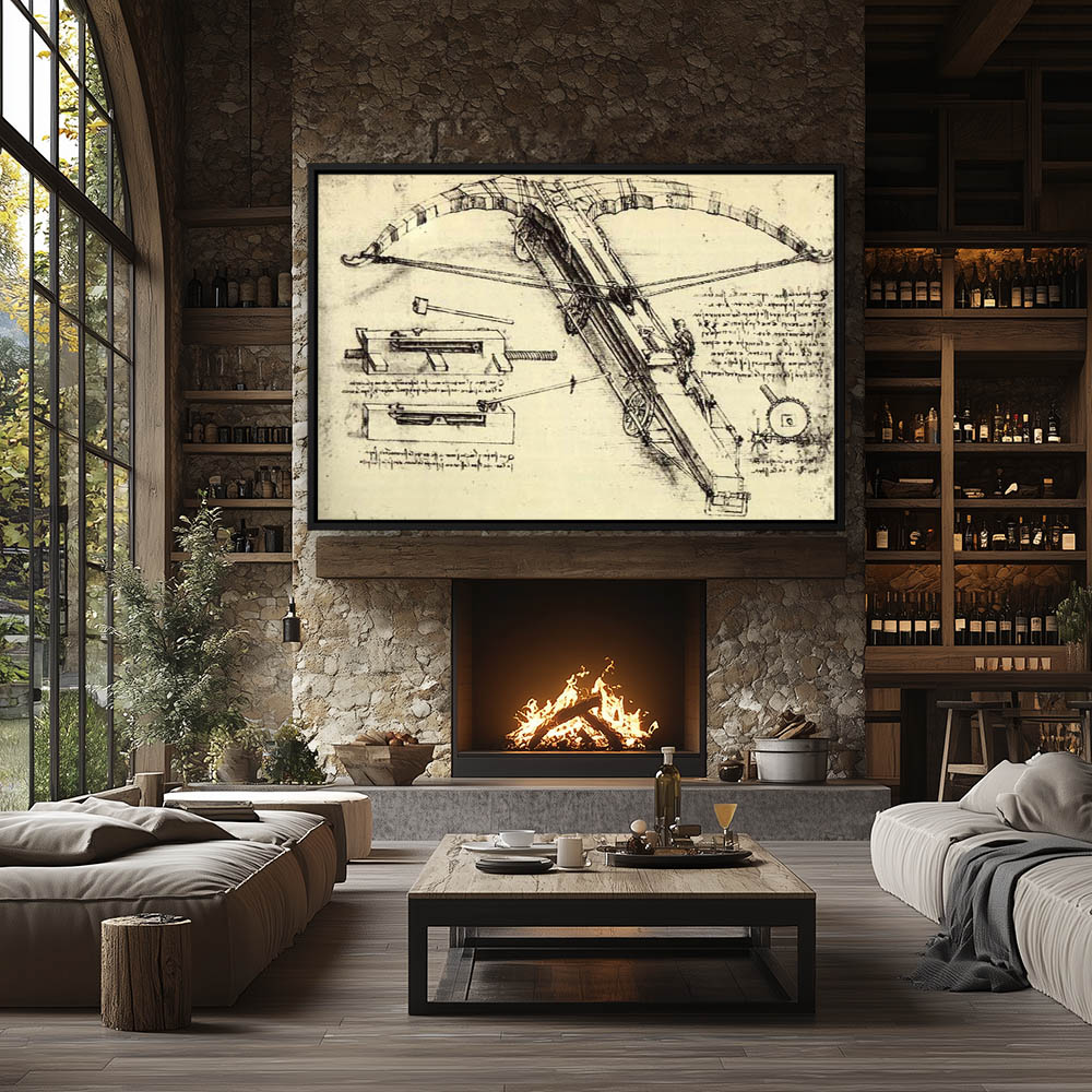 Giant Crossbow Drawing – Great Canvas Arts