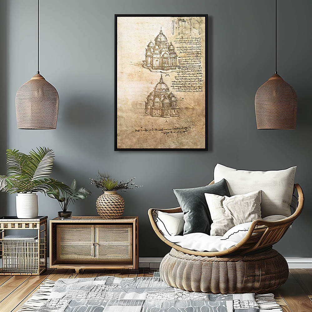 Studies of the Central Plan Building – Great Canvas Arts