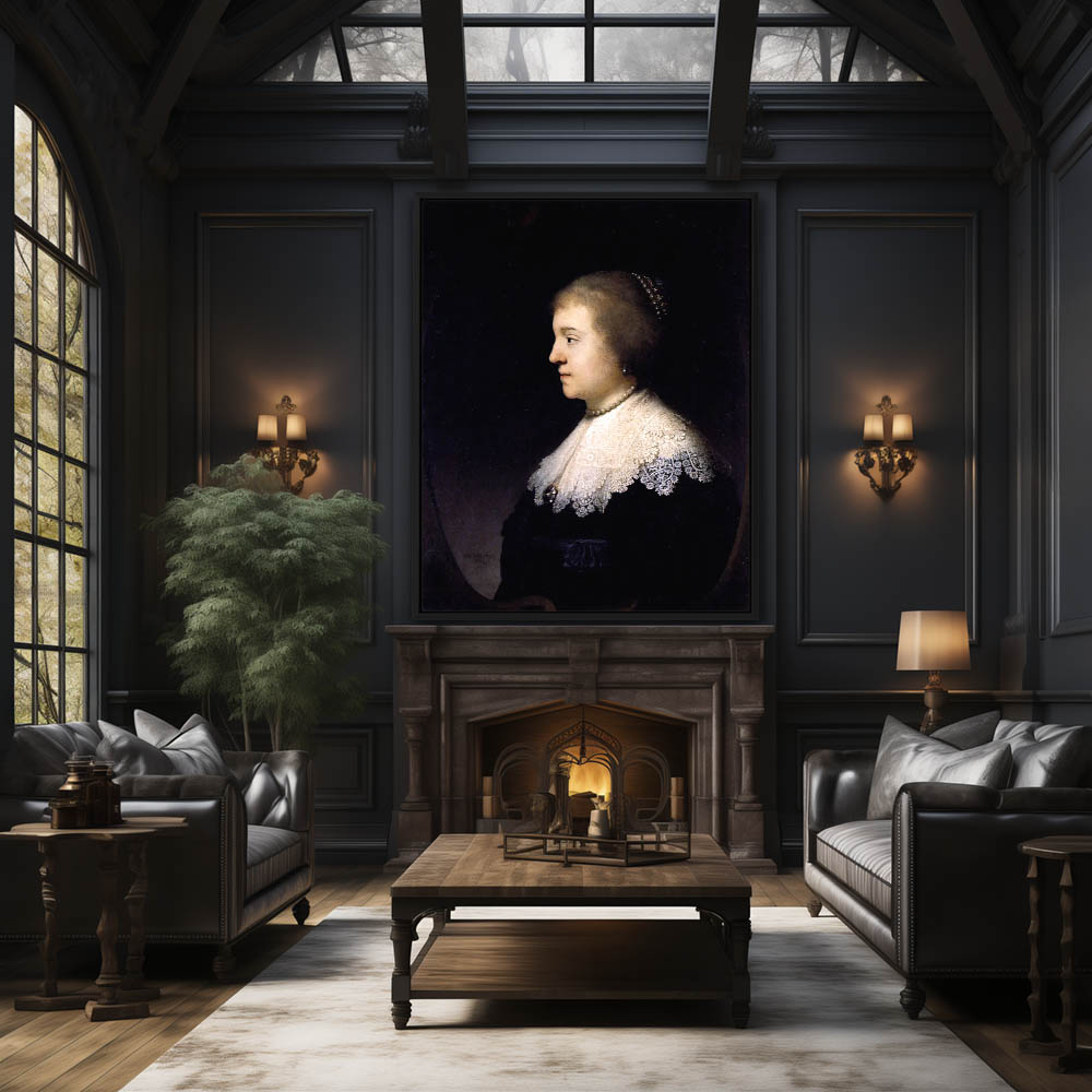 Portrait of Princess Amalia van Solms – Great Canvas Arts