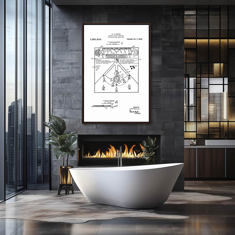 Baseball game apparatus – Great Canvas Arts