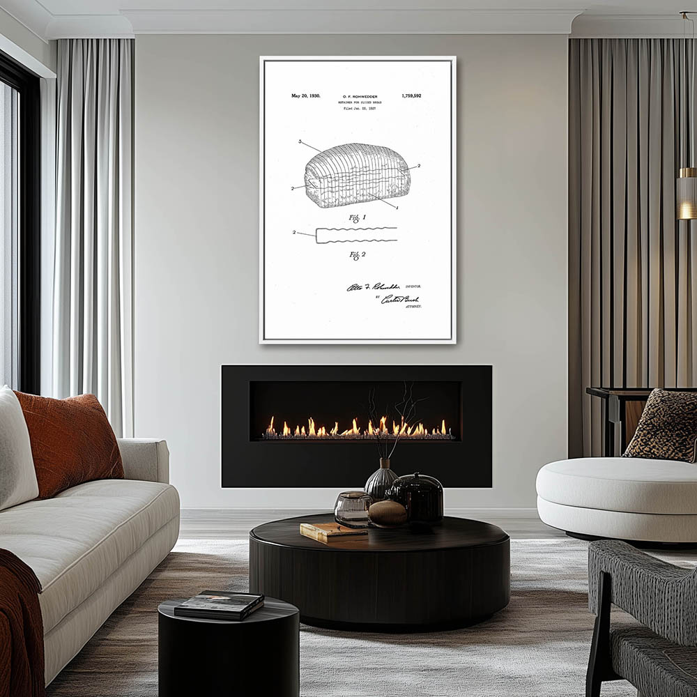 Retainer for sliced Bread – Great Canvas Arts