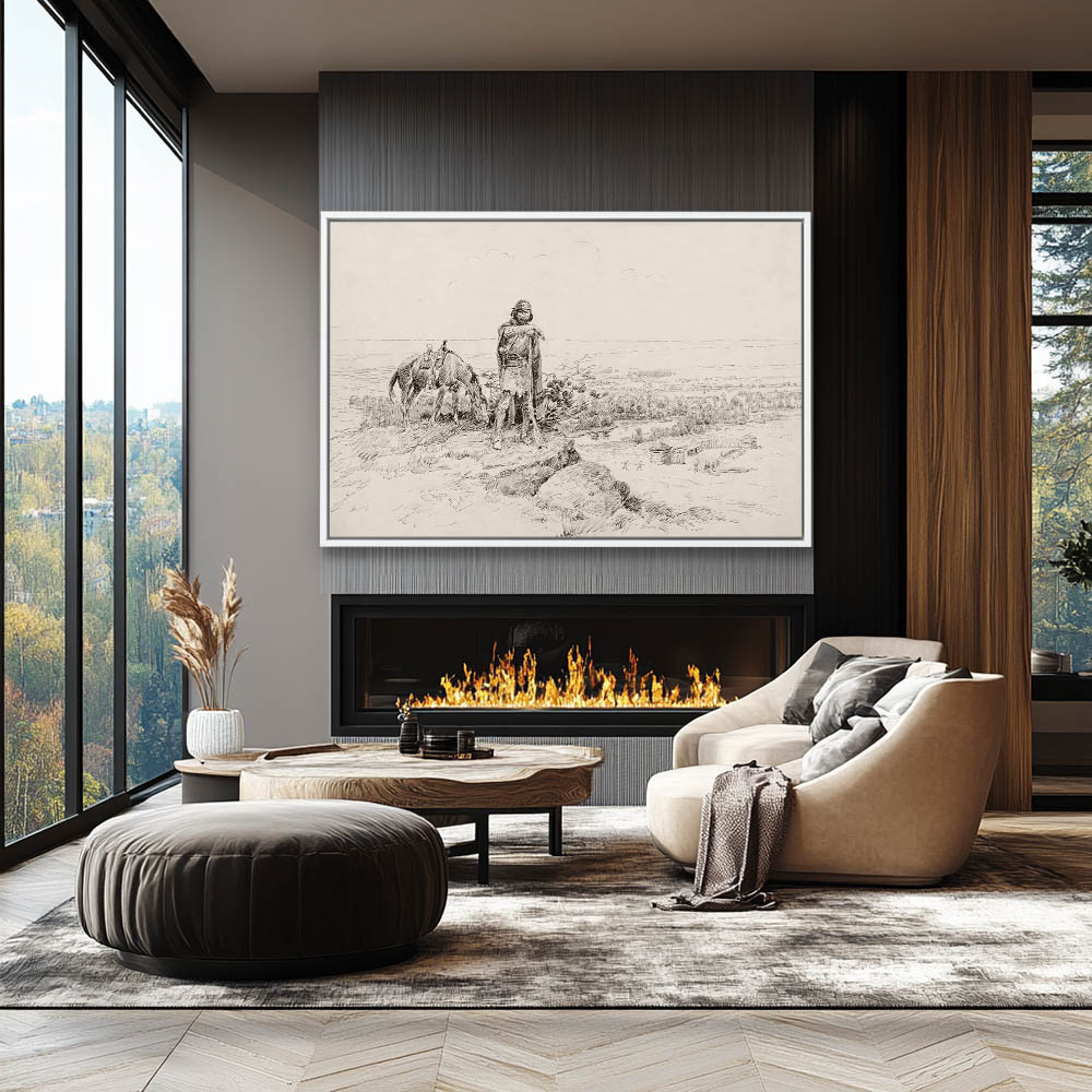 Building Fort Manuel in 1807 – Great Canvas Arts