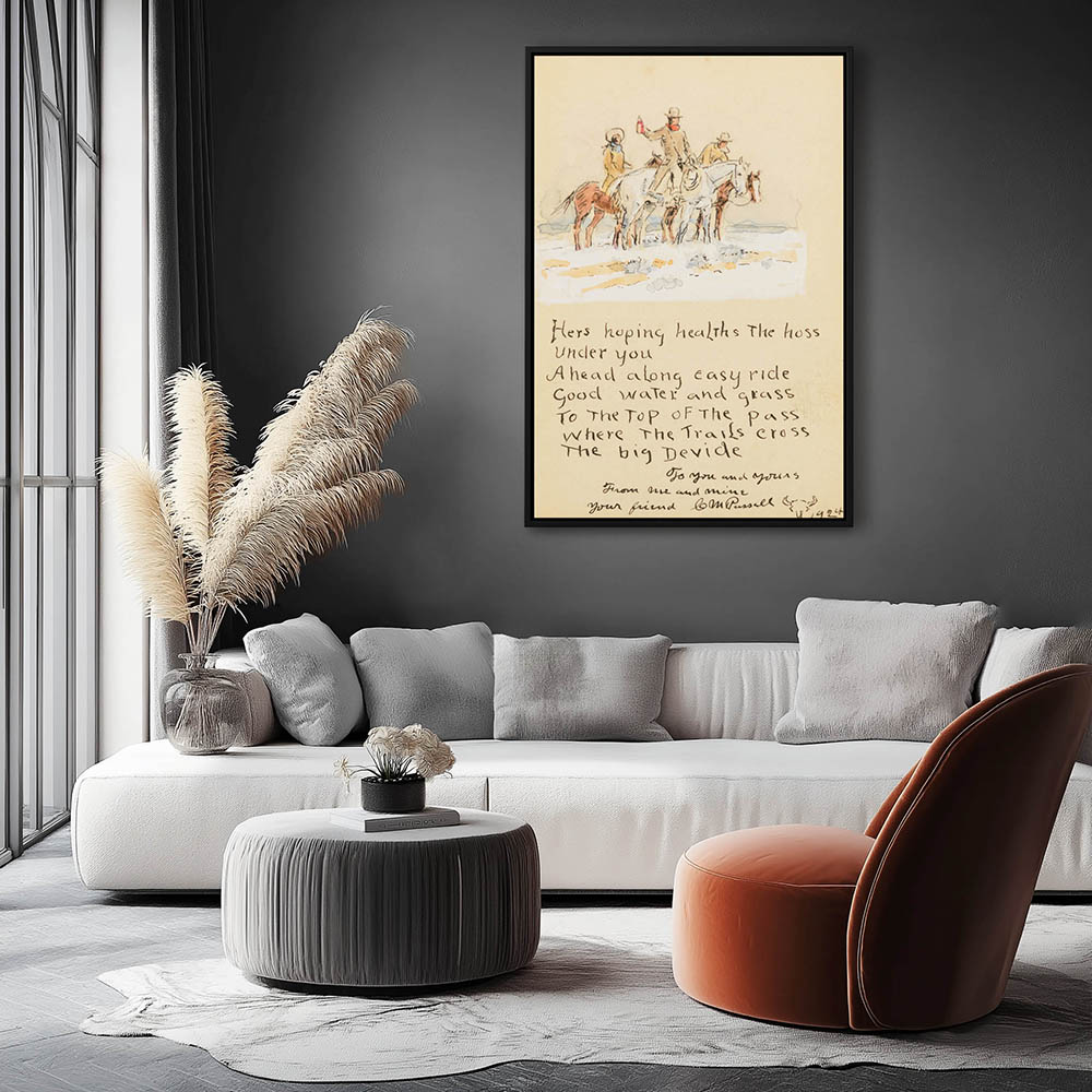 Letter to Frank Kerr illustration – Great Canvas Arts