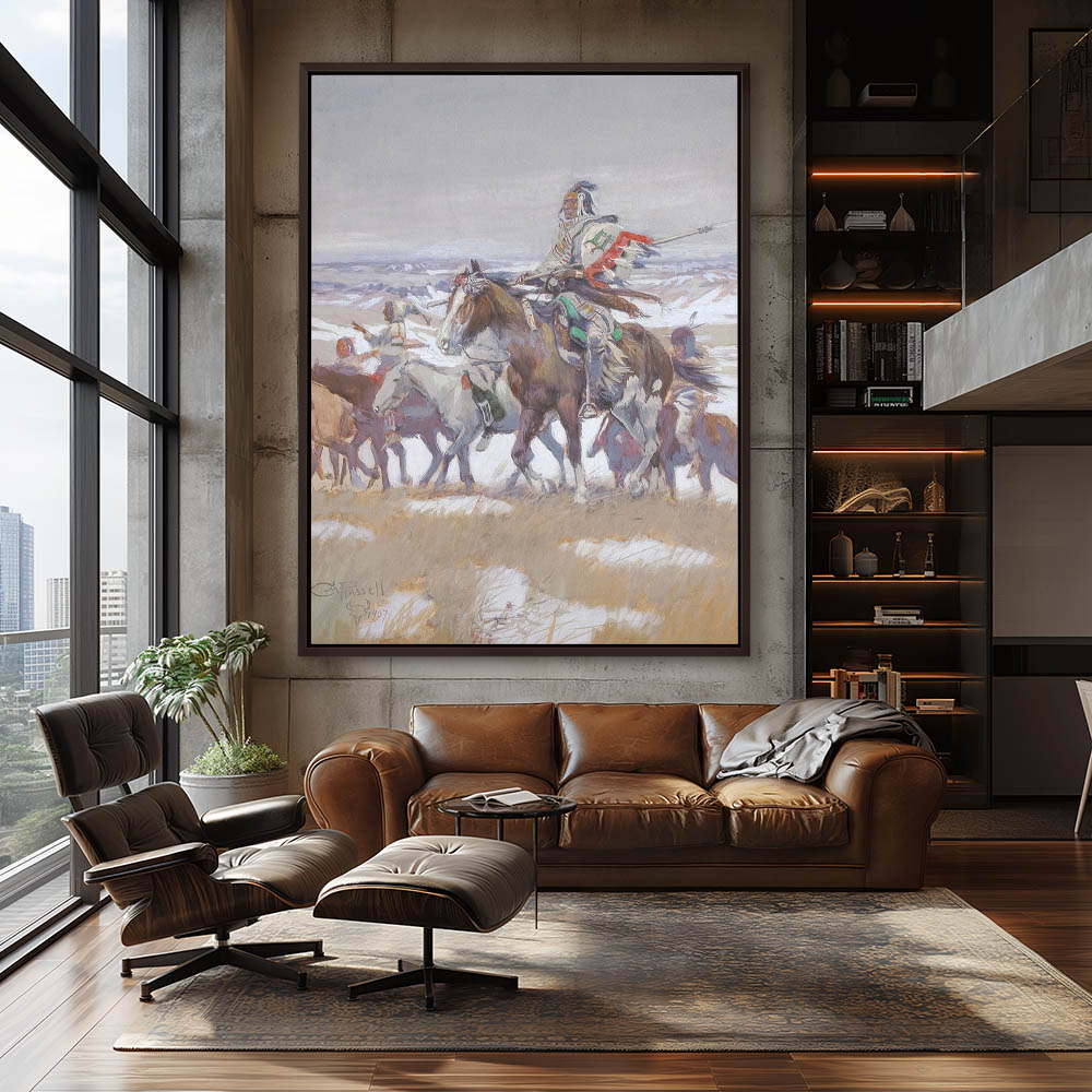 Crow Scouts in Winter – Great Canvas Arts