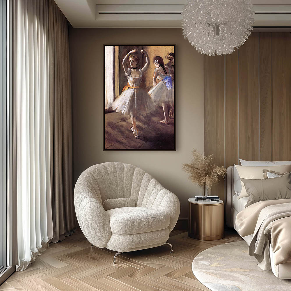 Two Dancers in the Studio (Dance School) – Great Canvas Arts