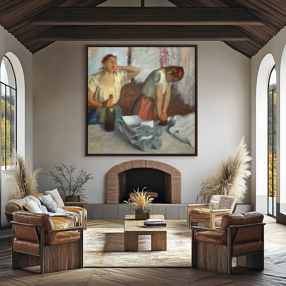 Laundry Girls Ironing – Great Canvas Arts