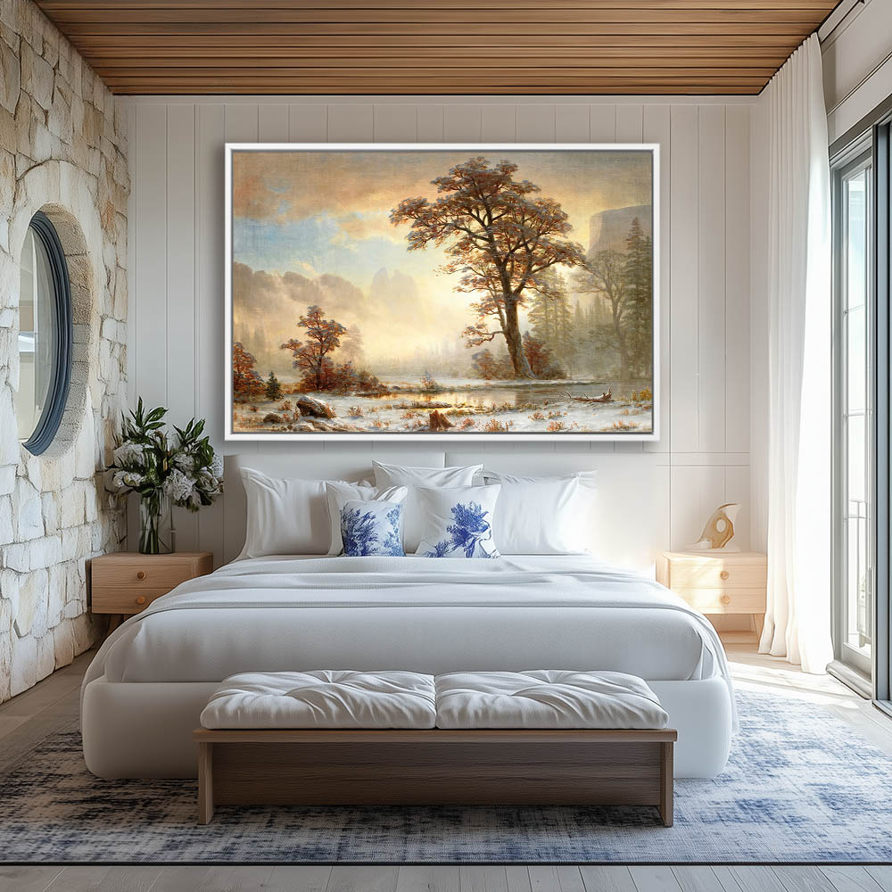 Valley of the Yosemite-First Snowfall of the Year – Great Canvas Arts