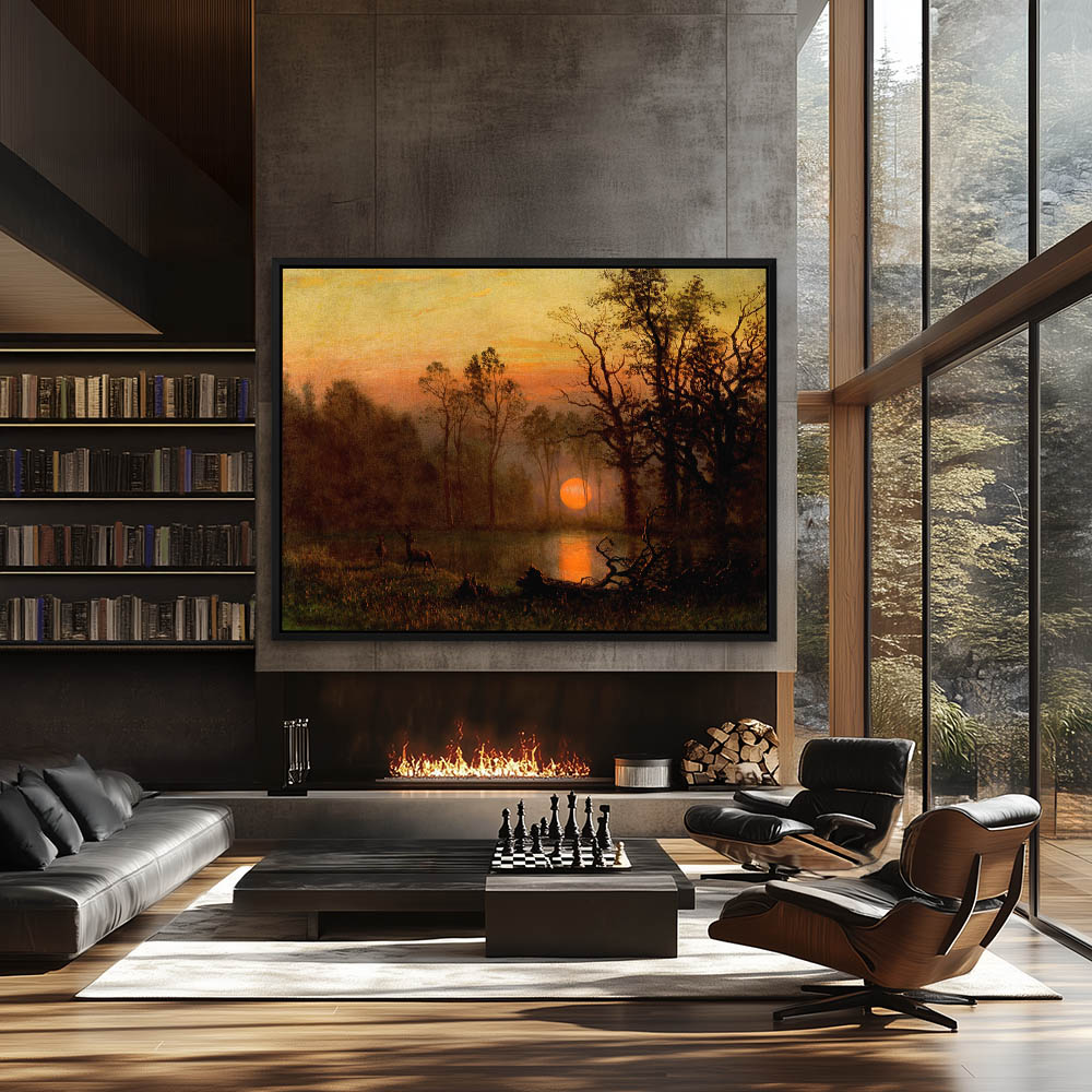Sunset Over the Plains – Great Canvas Arts