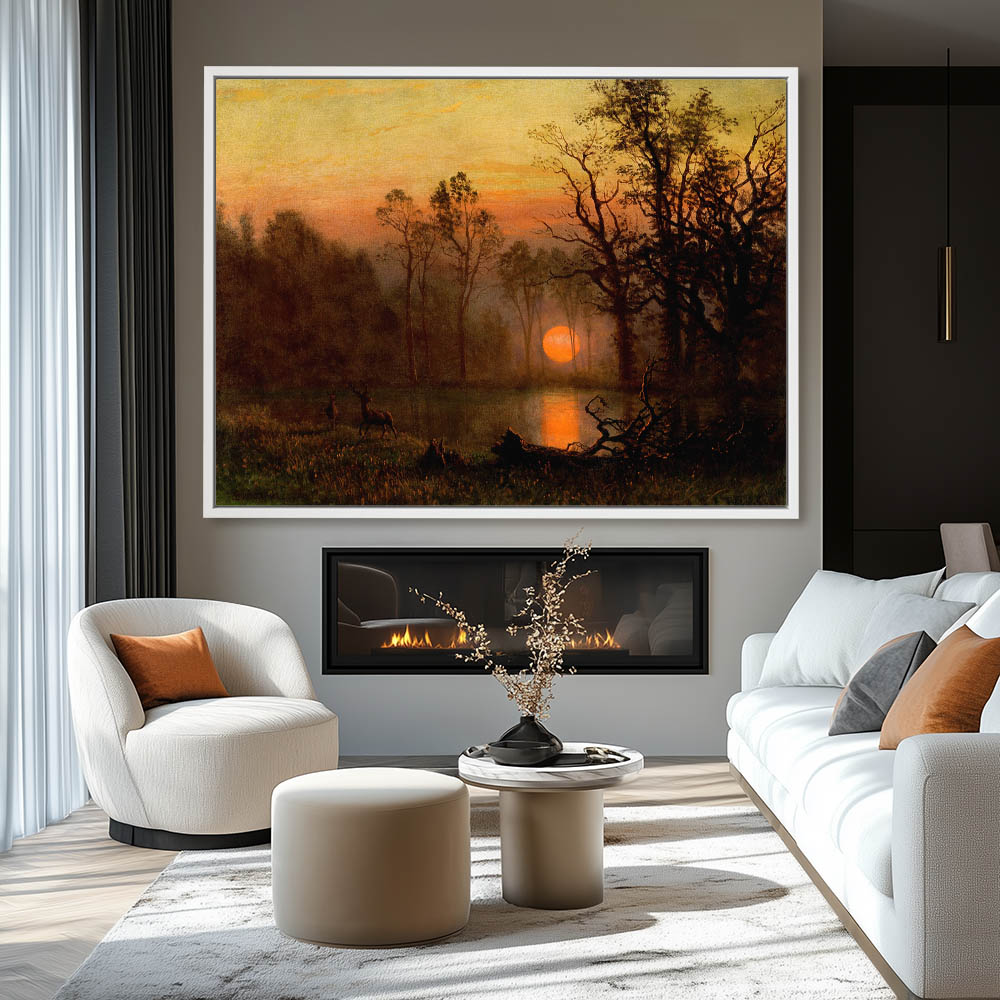 Sunset Over the Plains – Great Canvas Arts