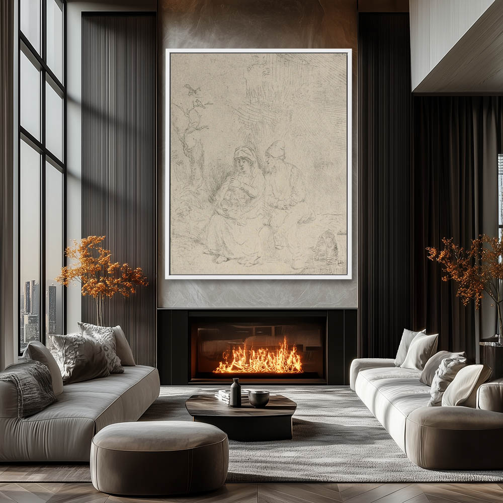 A Repose in Outline – Great Canvas Arts