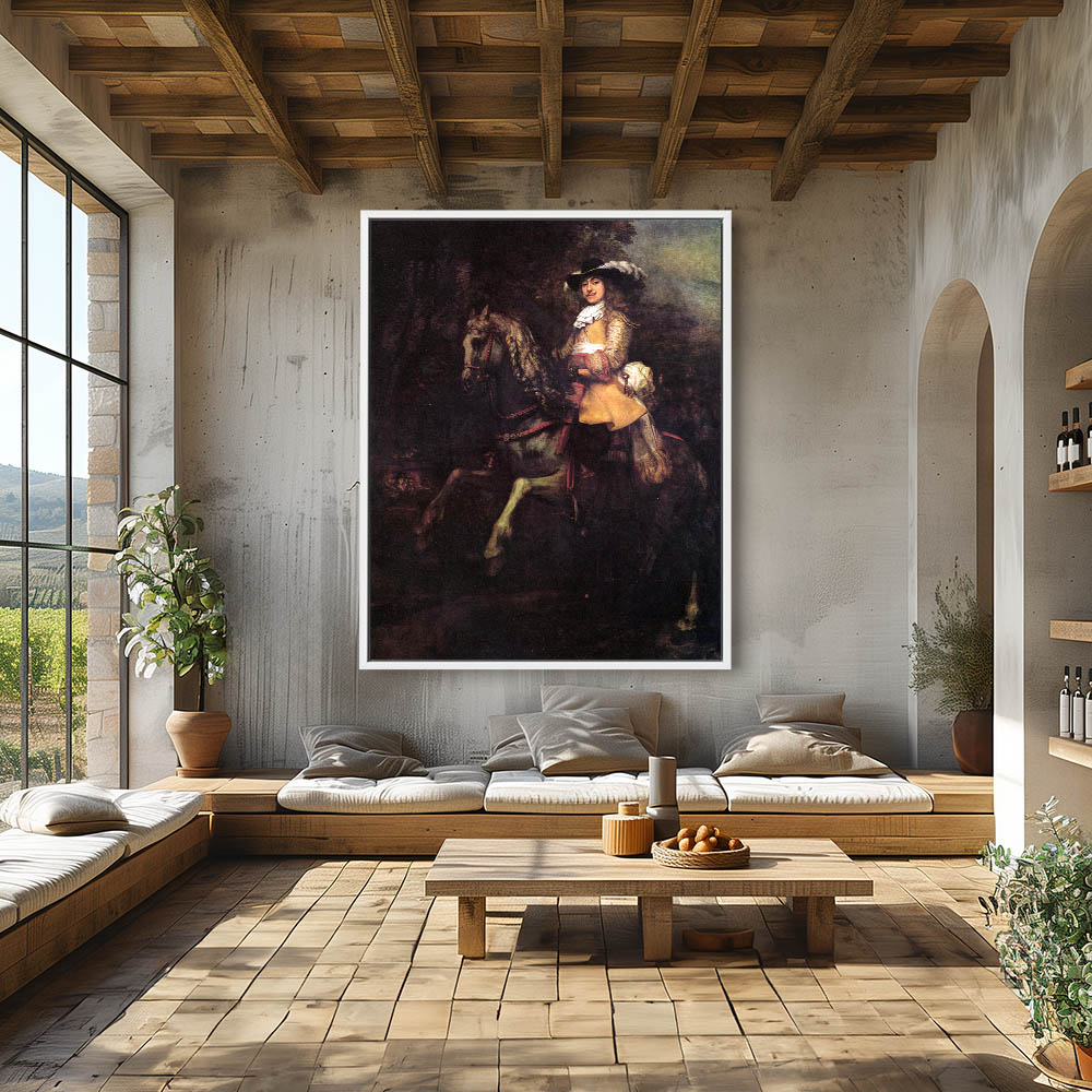 Frederick Rihel on Horseback – Great Canvas Arts