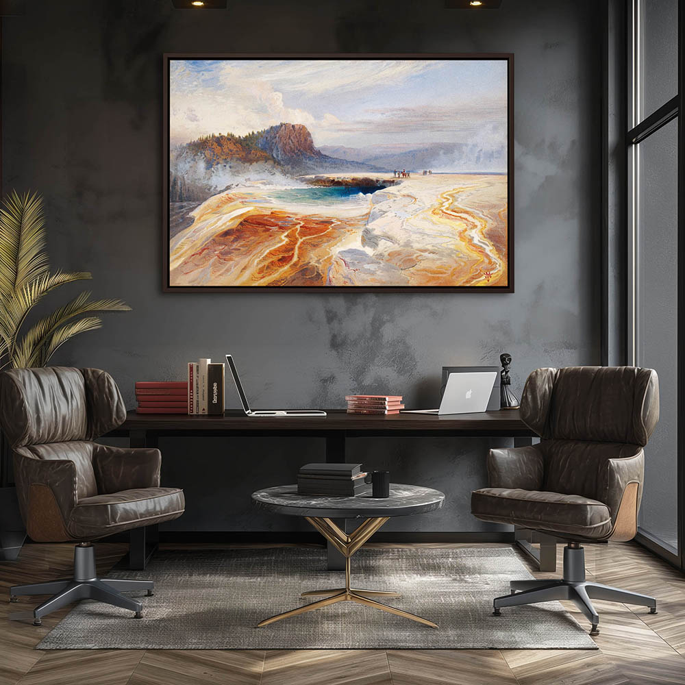 The Great Blue Spring of the Lower Geyser Basin, Yellowstone – Great ...