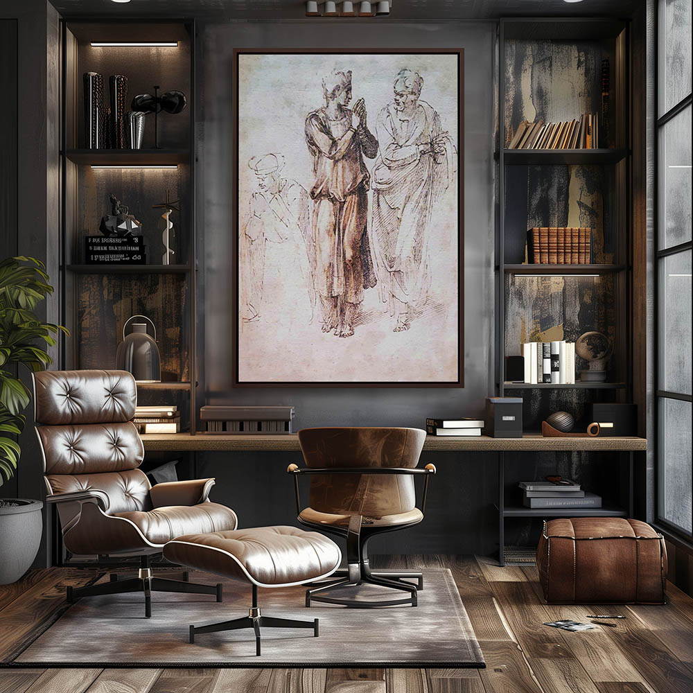 Three Draped Figures – Great Canvas Arts