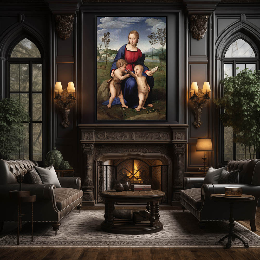 Madonna of the Goldfinch – Great Canvas Arts