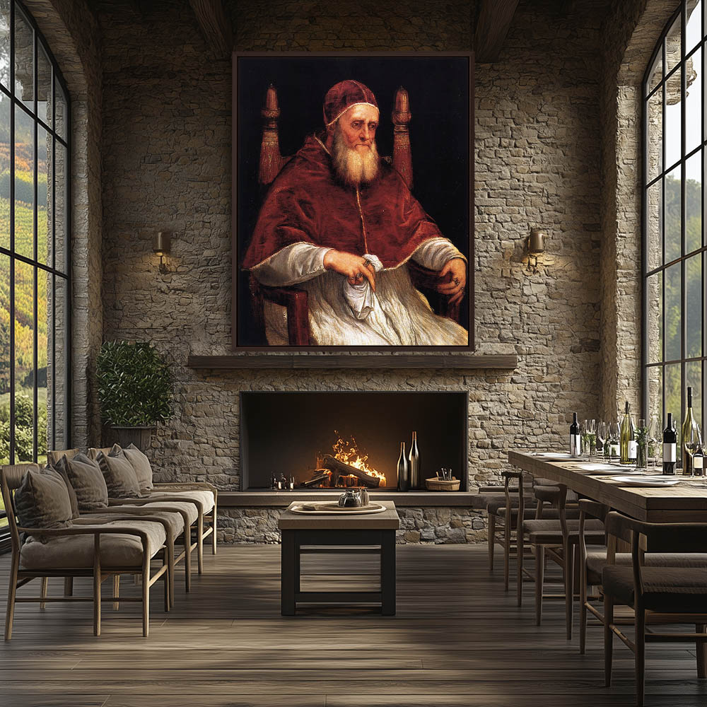 Portrait of Pope Julius II – Great Canvas Arts