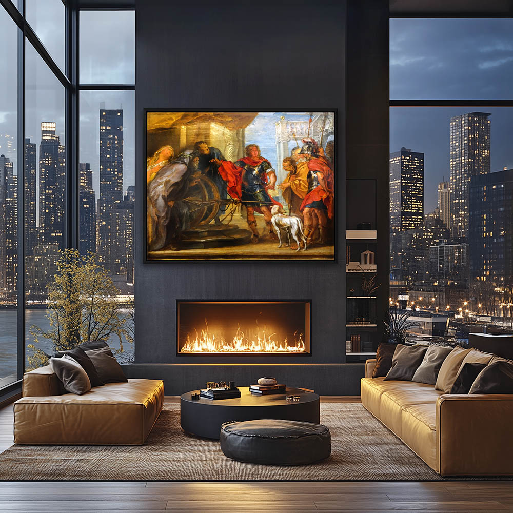 Alexander Cutting the Gordian Knot – Great Canvas Arts