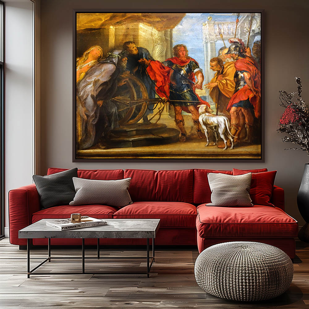 Alexander Cutting the Gordian Knot – Great Canvas Arts