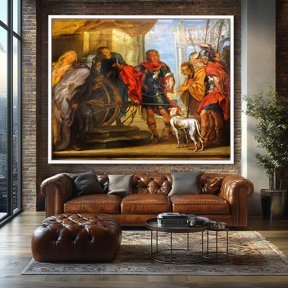 Alexander Cutting the Gordian Knot – Great Canvas Arts