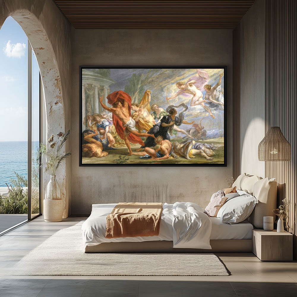 Apollo and Diana Kill the Children of Niobe – Great Canvas Arts