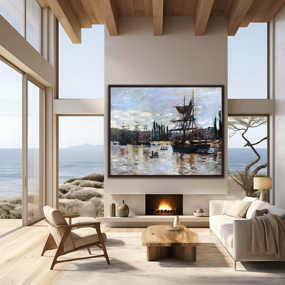 Boats at Rouen – Great Canvas Arts