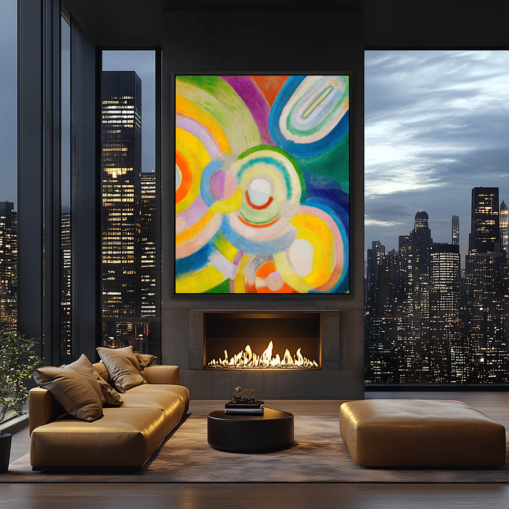 Colored Discs – Great Canvas Arts