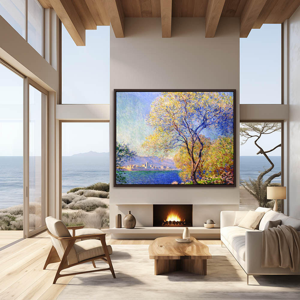 Antibes Seen from the Salis Gardens – Great Canvas Arts