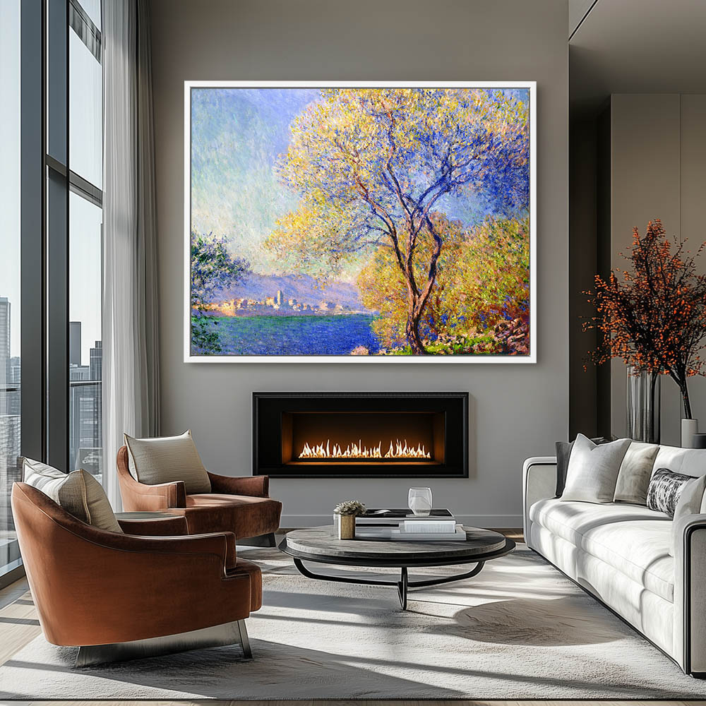 Antibes Seen from the Salis Gardens – Great Canvas Arts