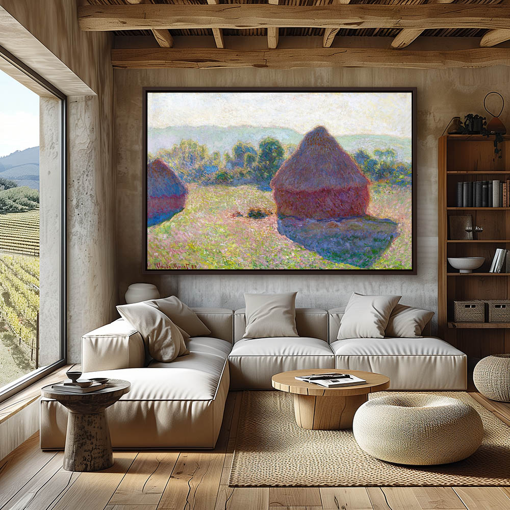 Haystacks midday – Great Canvas Arts