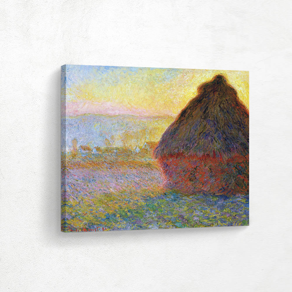 Grainstack Sunset – Great Canvas Arts