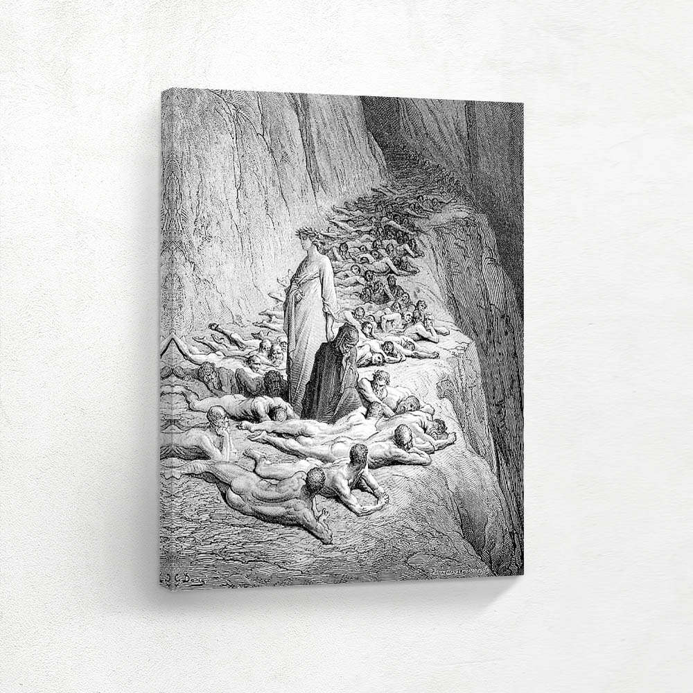 Dante and Pope Adrian V – Great Canvas Arts