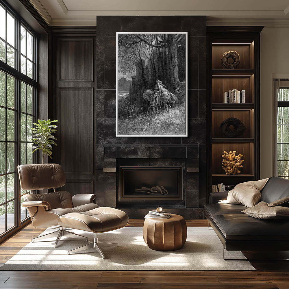 Geraint and Enid Ride Away – Great Canvas Arts