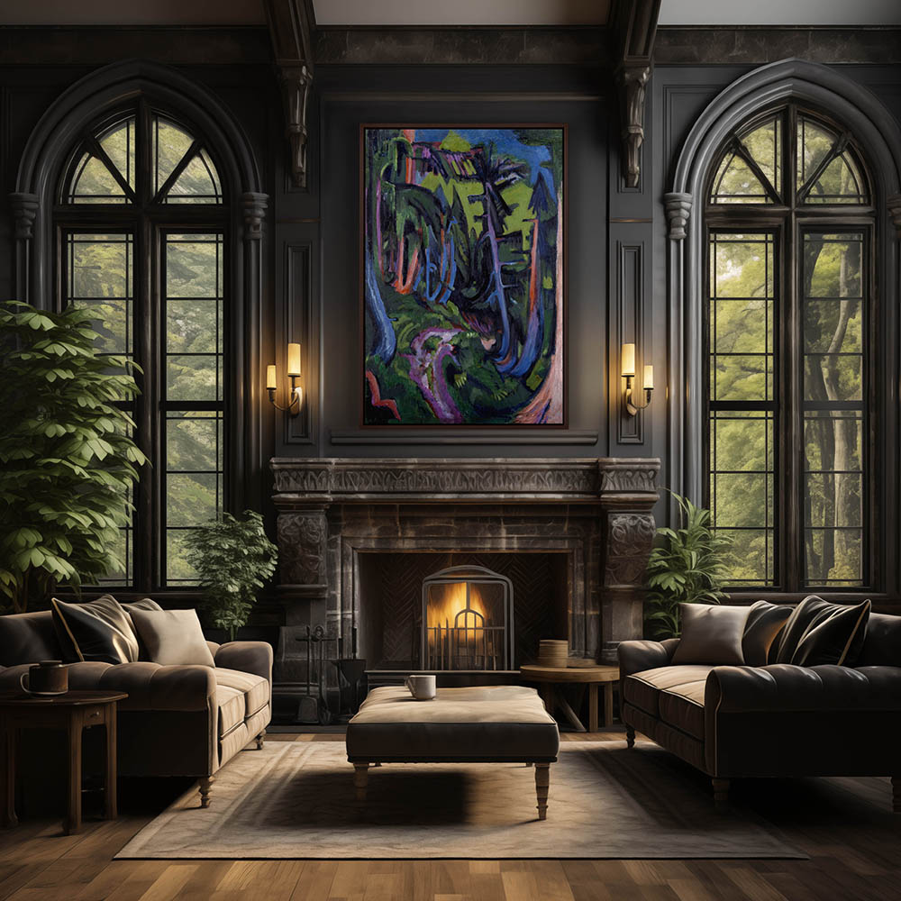 Mountain Forest Path – Great Canvas Arts