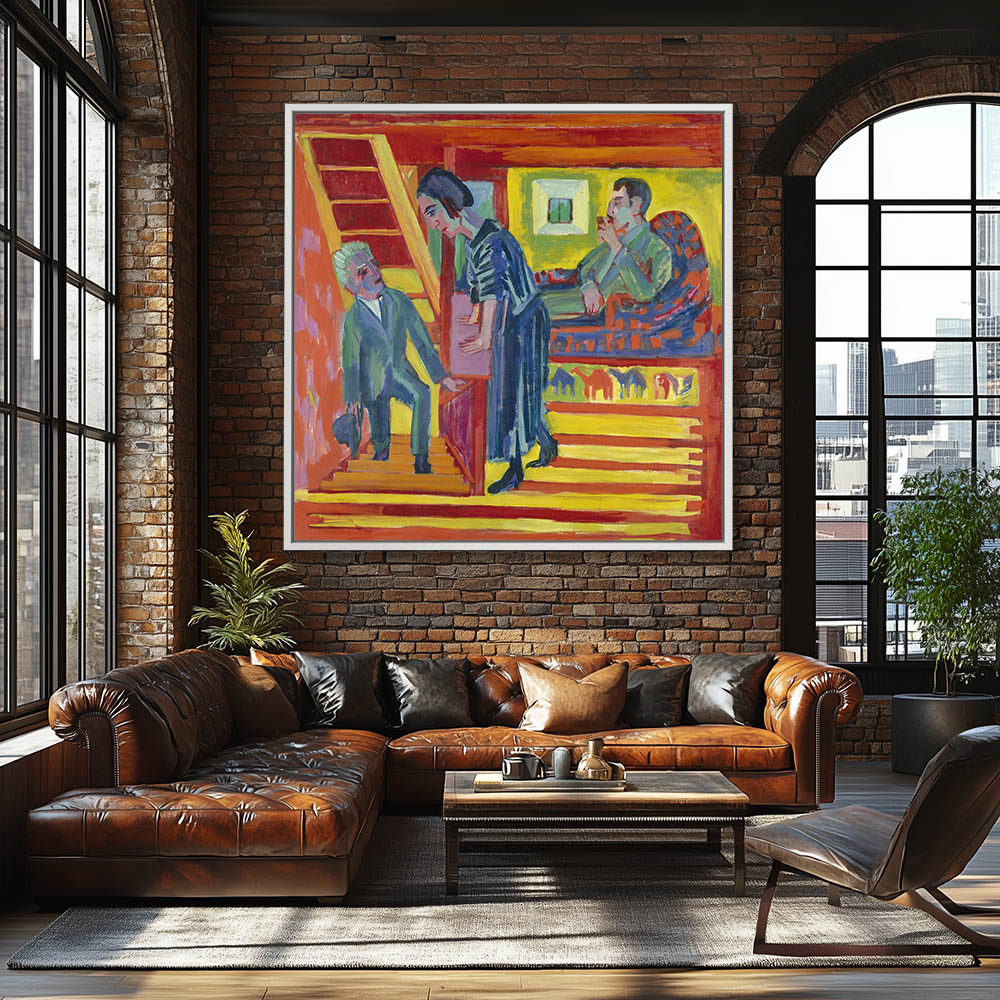 The Visit – Couple and Newcomer – Great Canvas Arts