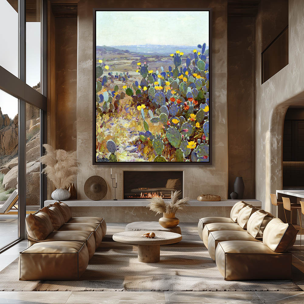Landscape with Cacti – Great Canvas Arts