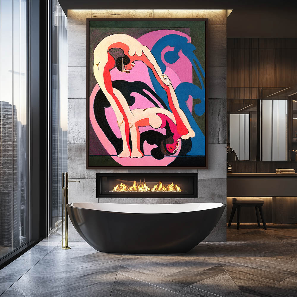 two acrobats – Great Canvas Arts