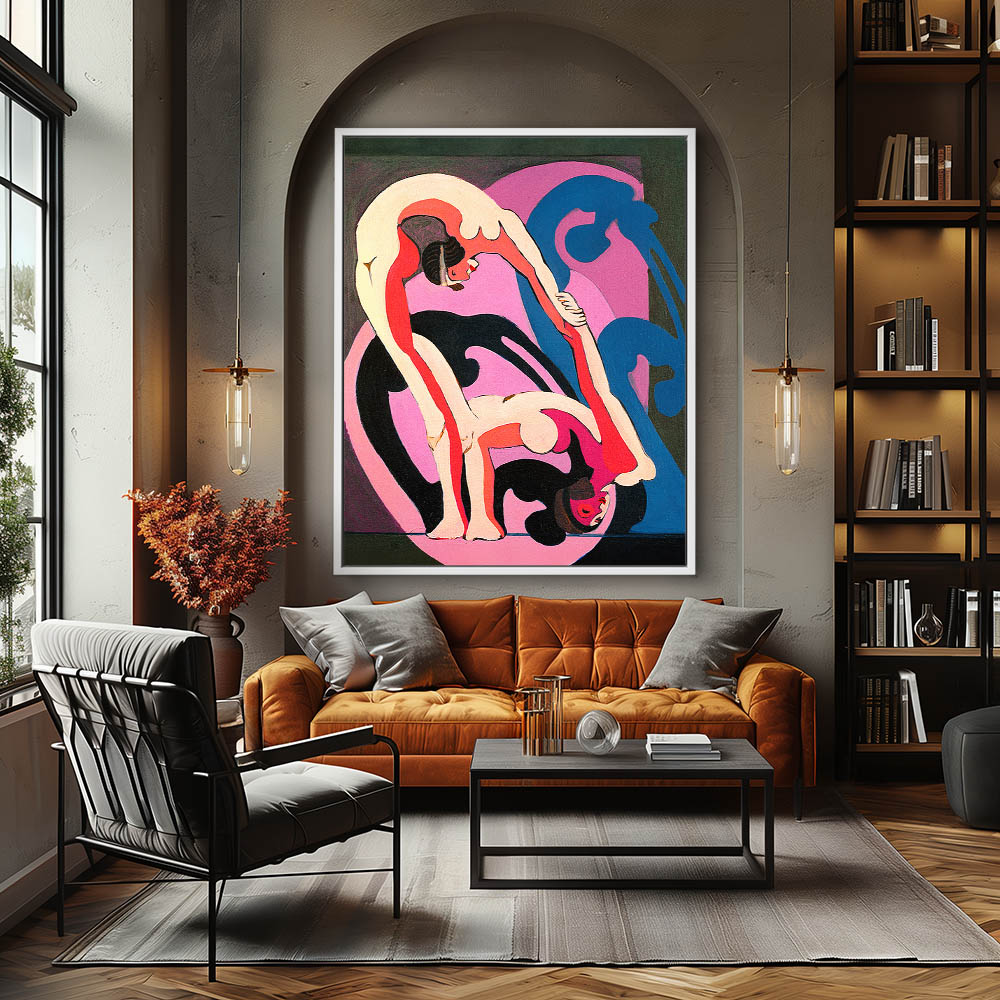 two acrobats – Great Canvas Arts