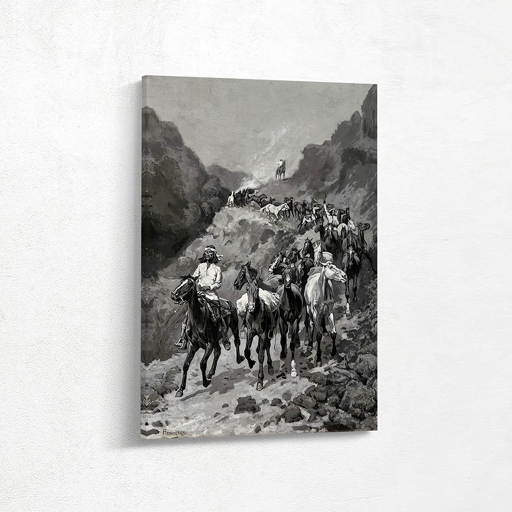 Geronimo and His Band Returning from a Raid into Mexico – Great Canvas Arts
