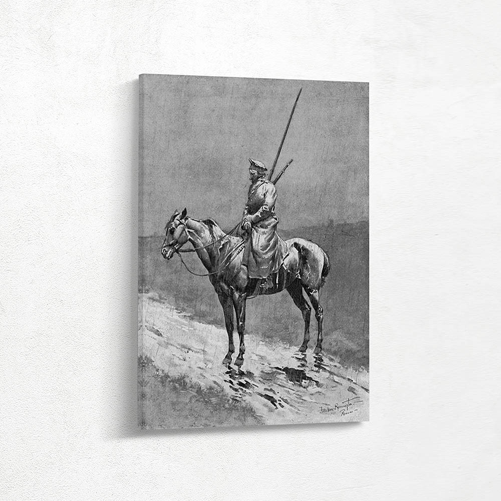 Cossack Picket on the German Frontier – Great Canvas Arts