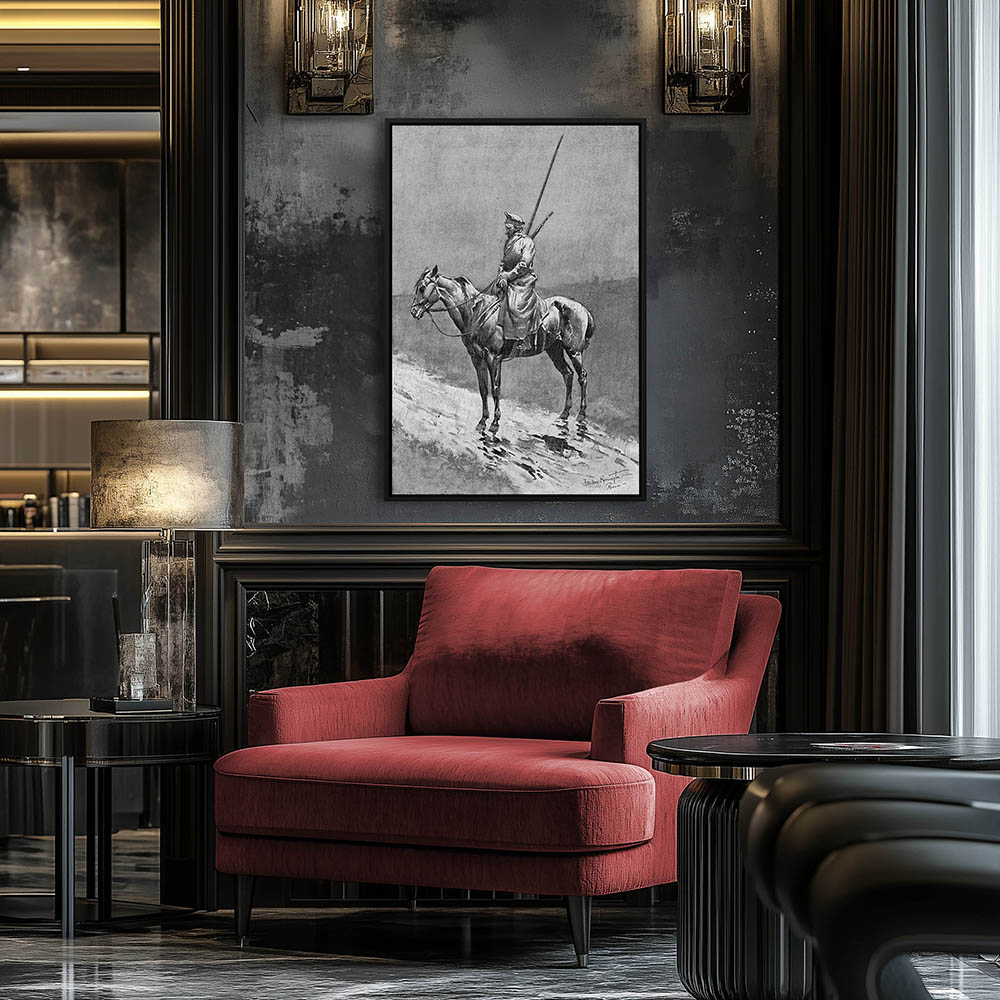 Cossack Picket on the German Frontier – Great Canvas Arts