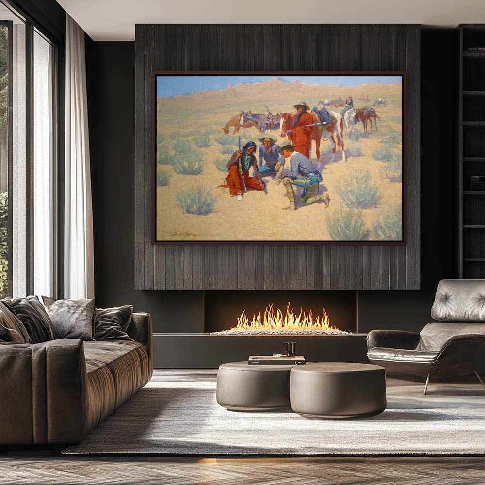 Map in the Sand – Great Canvas Arts