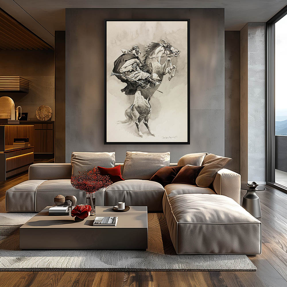 Mubarek the Arabian Chief – Great Canvas Arts