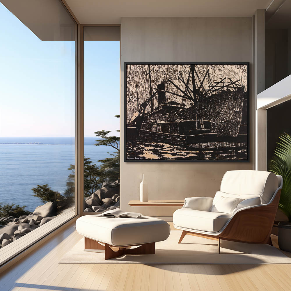 Liner and Tug – Great Canvas Arts